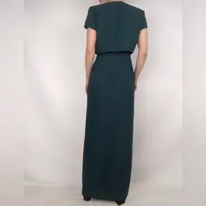 Dresses | Y2k J R Nites By Caliendo Maxi Dress Set Crop Jacket Side ...